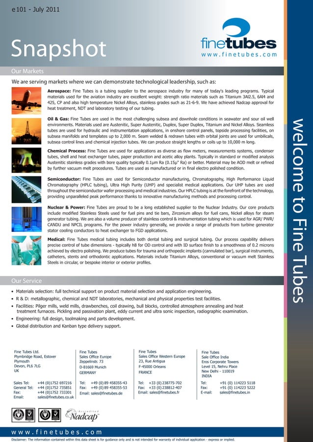 Introduction To Fine Tubes | PDF