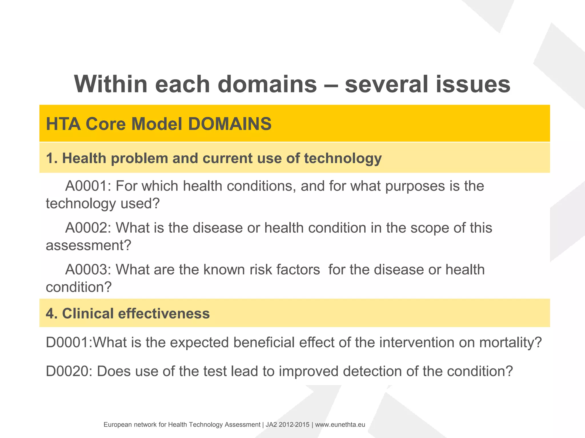 The HTA Core Model® A brief introduction | PPTX