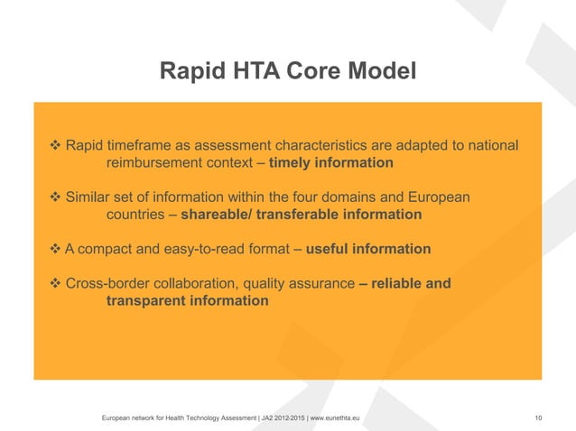 The HTA Core Model® A brief introduction | PPTX | Technology & Computing