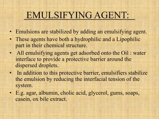 Brief introduction to multiple emulsion, microemulsion, | PPTX