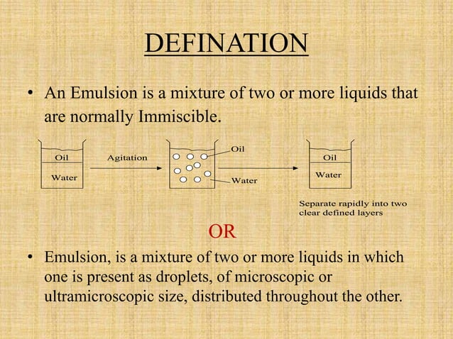 Brief introduction to multiple emulsion, microemulsion, | PPTX