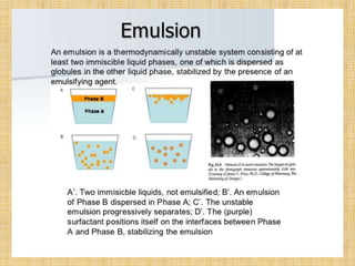 Brief introduction to multiple emulsion, microemulsion, | PPTX