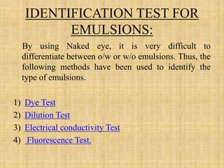 Brief introduction to multiple emulsion, microemulsion, | PPTX