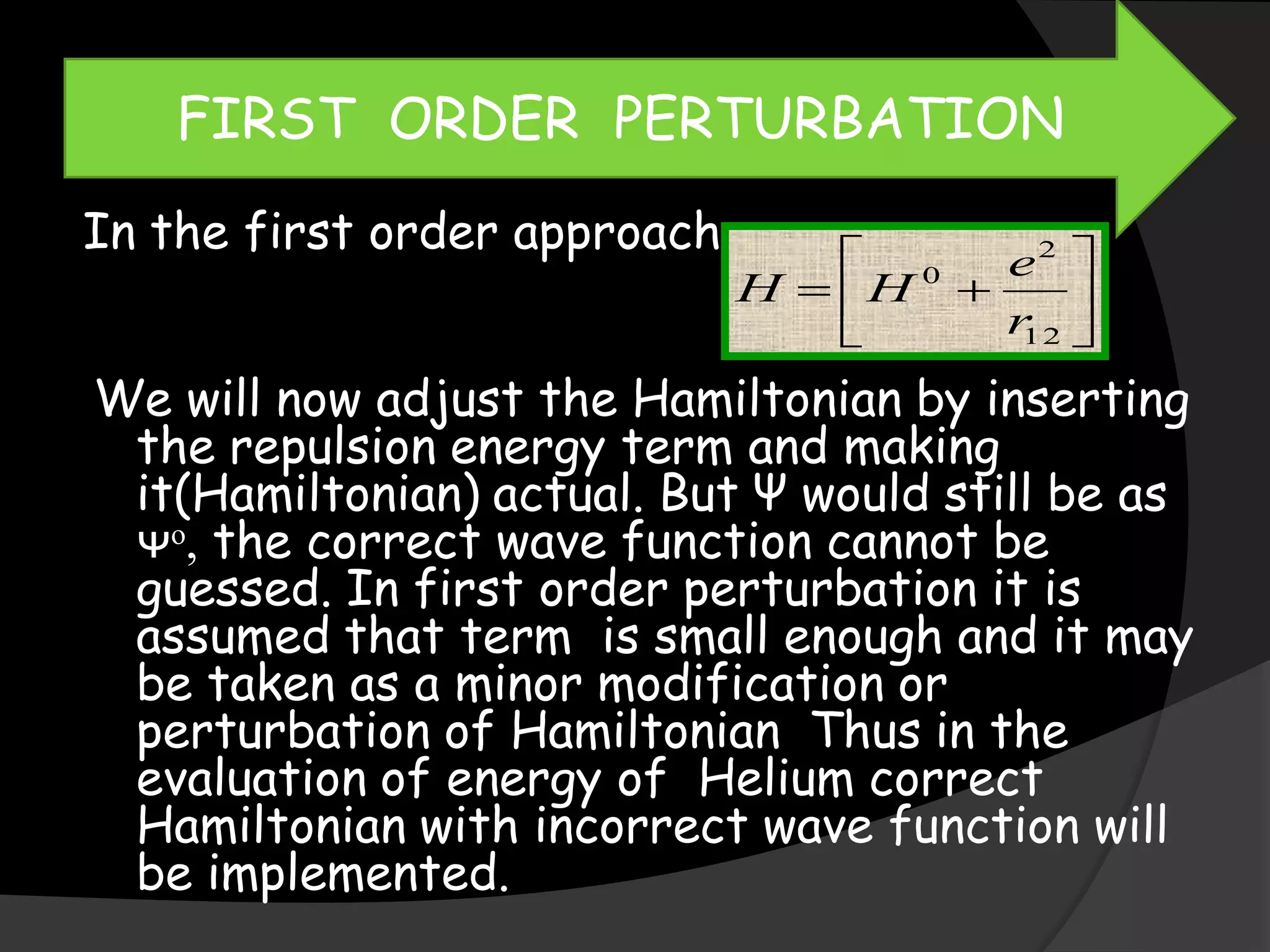 Brief Introduction To Perturbation Theory Pdf Chemistry Science
