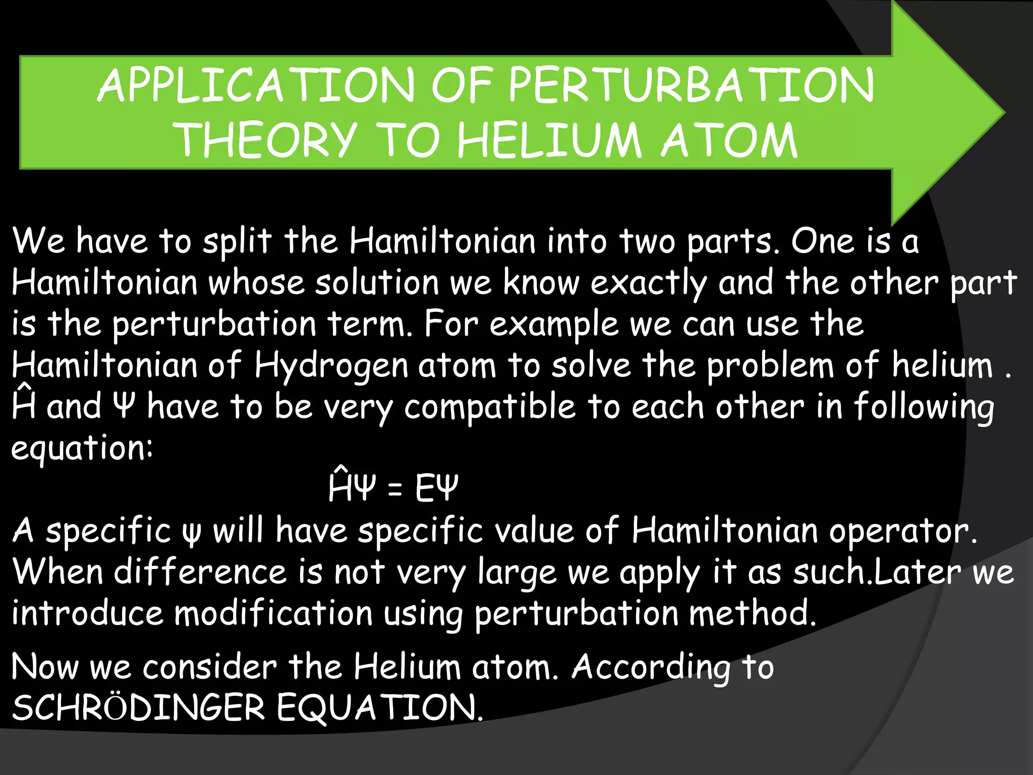 Brief Introduction To Perturbation Theory Pdf Chemistry Science