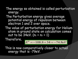 Brief introduction to perturbation theory | PDF