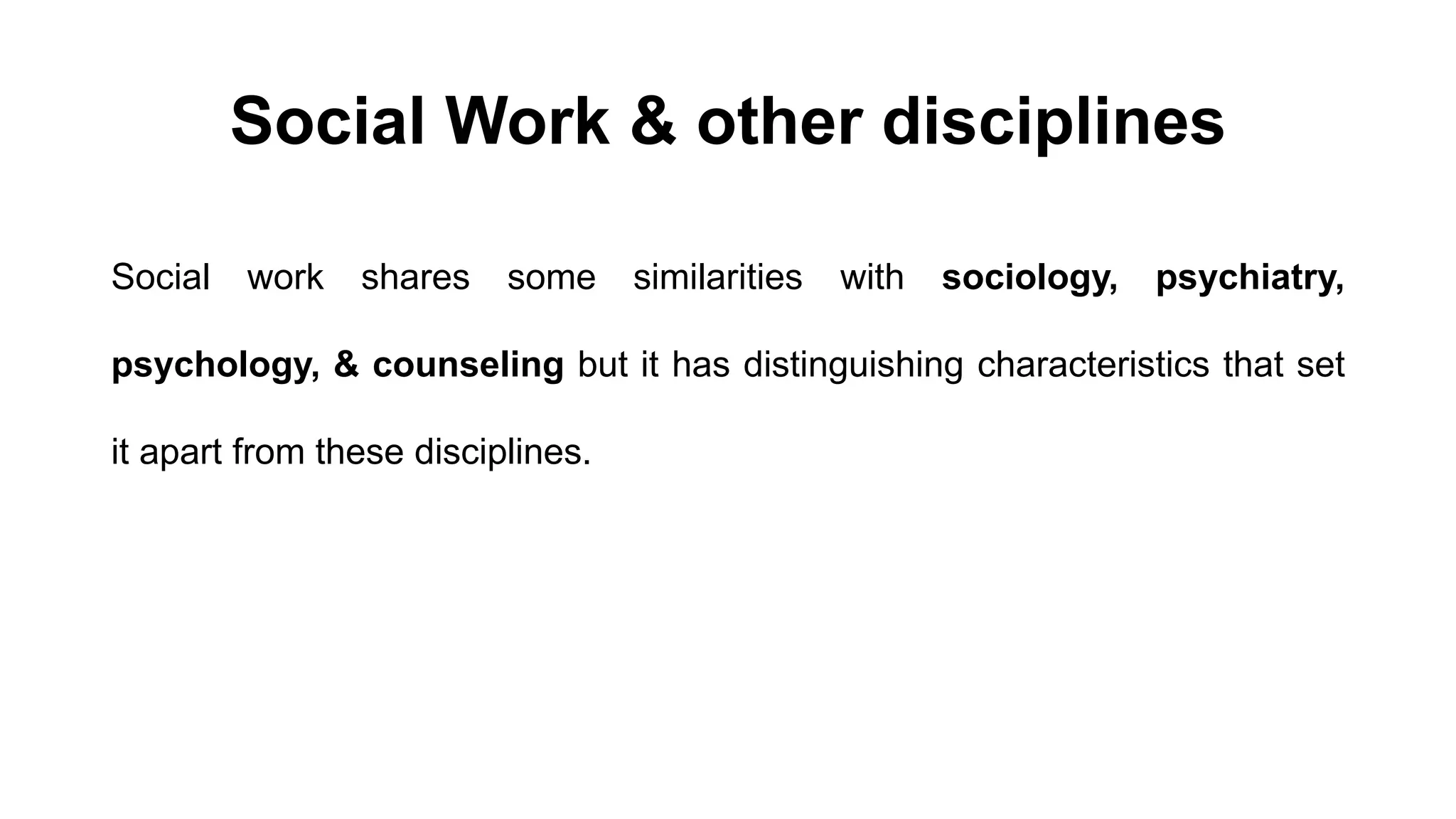 Brief introduction to social work | PPTX