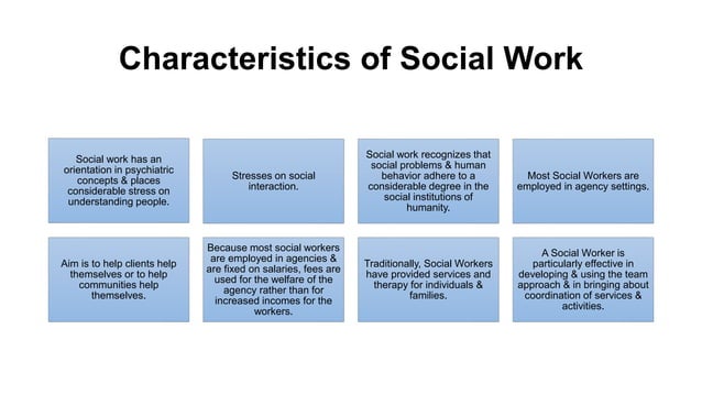 Brief introduction to social work | PPTX
