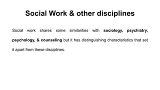 Brief introduction to social work | PPTX