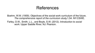 Brief introduction to social work | PPTX