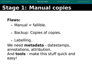 A brief introduction to version control systems | PPT