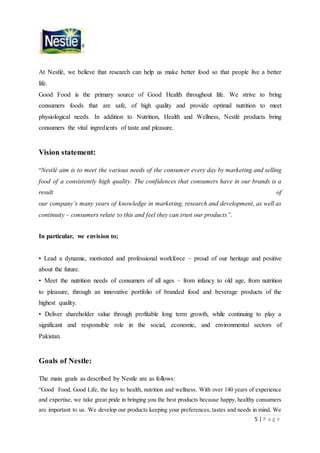 Introduction of Nestle | DOCX