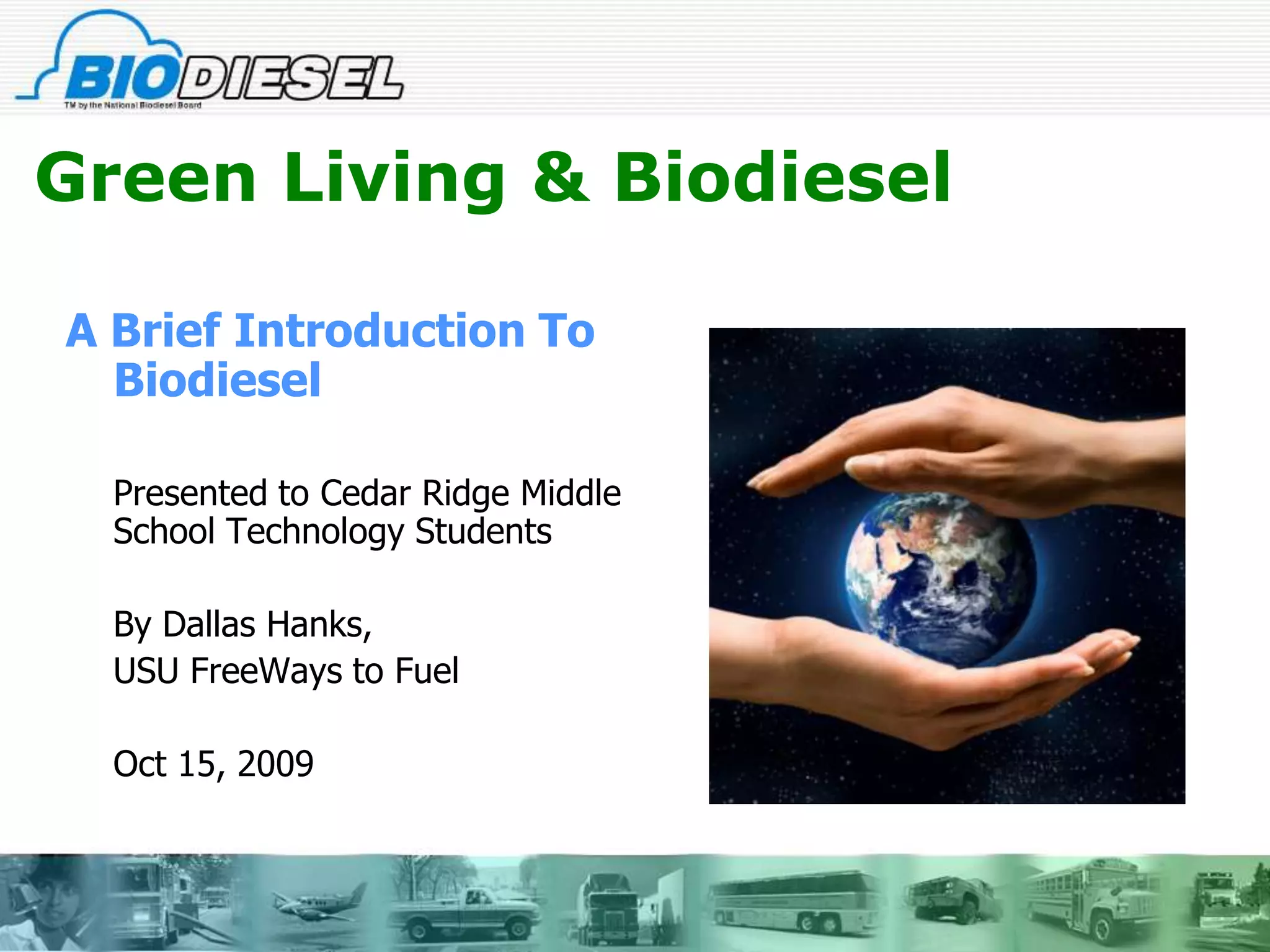 Brief Intro To Biodiesel | PPTX