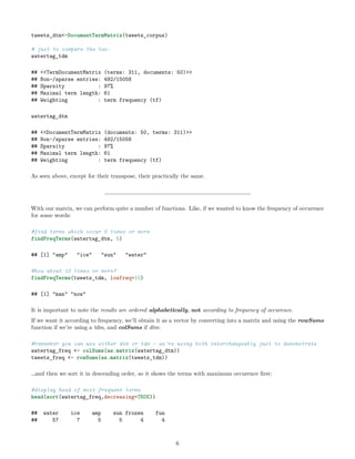 Brief Lecture on Text Mining and Social Network Analysis with R, by Deolu Adeleye | PDF