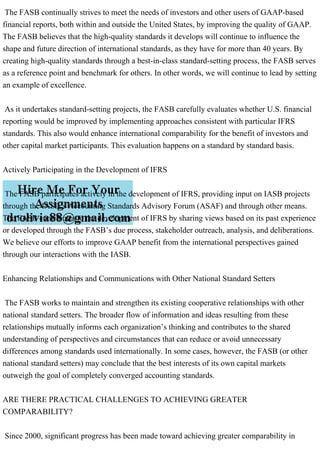 briefly compare the IASB and FASB in regards to the convergence proc.pdf