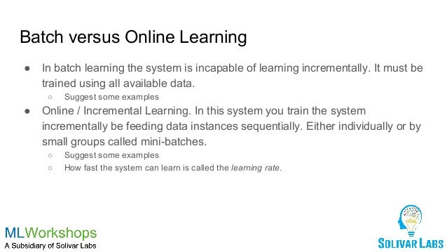 Overview of machine learning