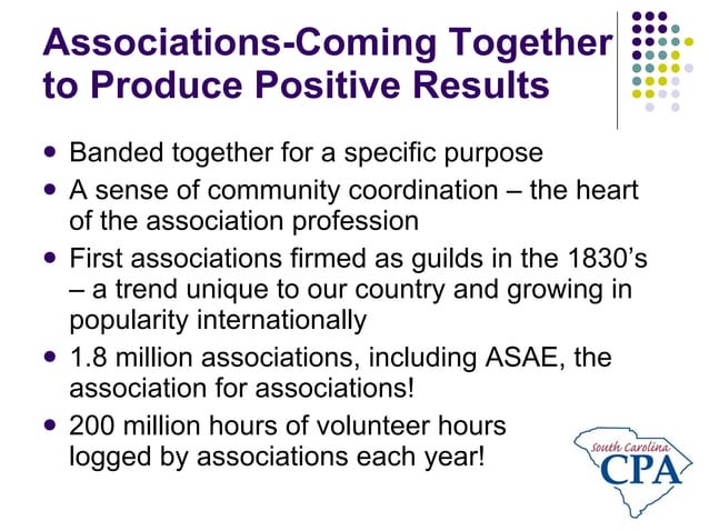 SCACPA 2010 Membership Orientation | PPT