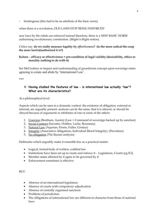 Brief notes kelsen international law | PDF