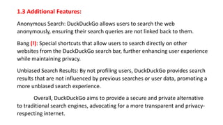 Exploring the Search Engine Duckduckgo.pptx