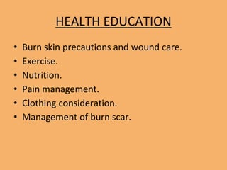 Brief Seminar on burns | PPTX