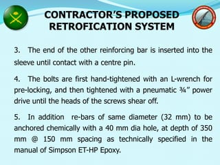 Presentation on Retrofittion of broken pile Reinforcement at Pile Cut ...