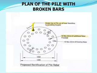 Presentation on Retrofittion of broken pile Reinforcement at Pile Cut ...