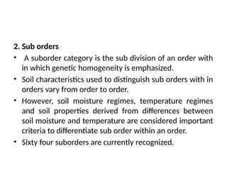 Brief on Soil Taxonomy and soil classifications.pptx