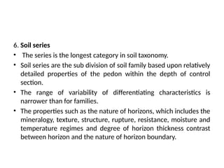 Brief on Soil Taxonomy and soil classifications.pptx