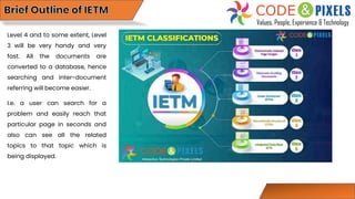 Brief Outline of (IETM) Interactive Electronic Technical Manual -Code ...