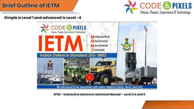 Brief Outline of (IETM) Interactive Electronic Technical Manual -Code and Pixels | PDF | Desktop ...