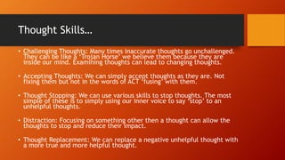 Brief overview of health focused cbt skills | PPT