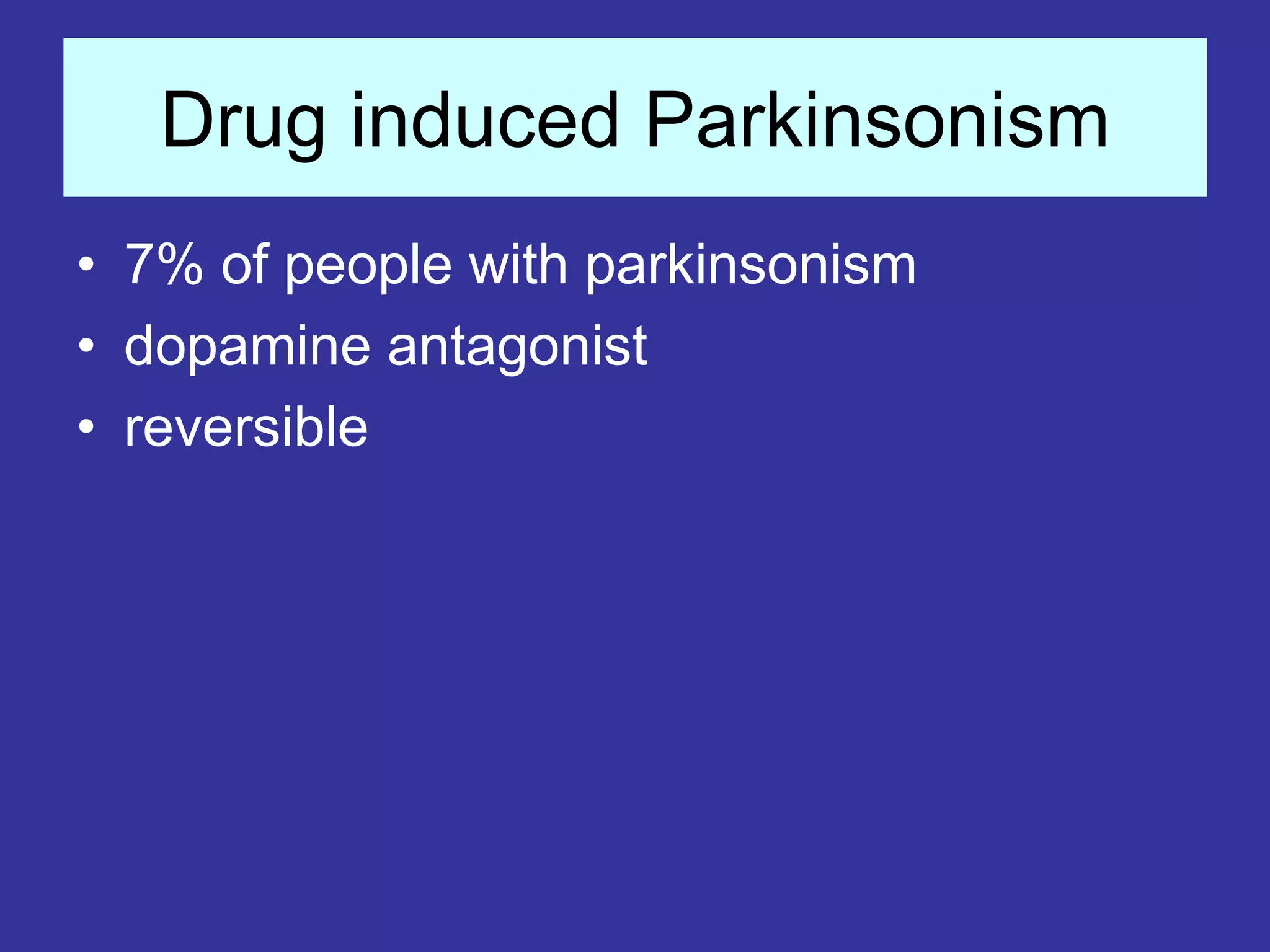 Brief overview of hypokinetic movement disorder | PPT