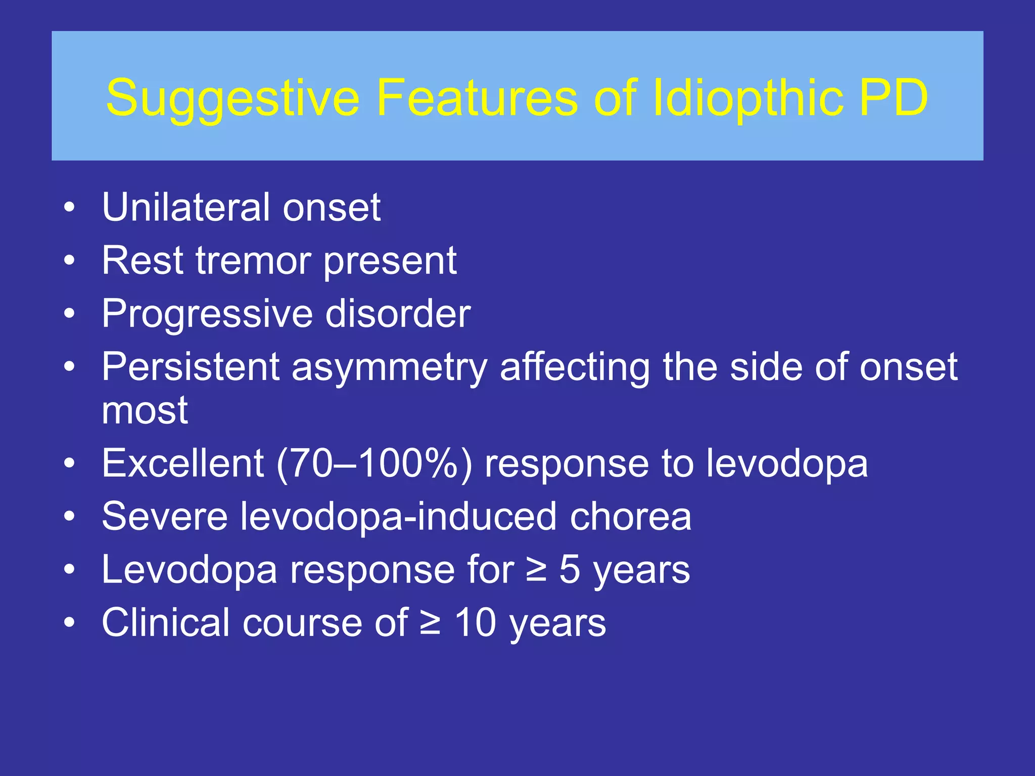 Brief overview of hypokinetic movement disorder | PPT