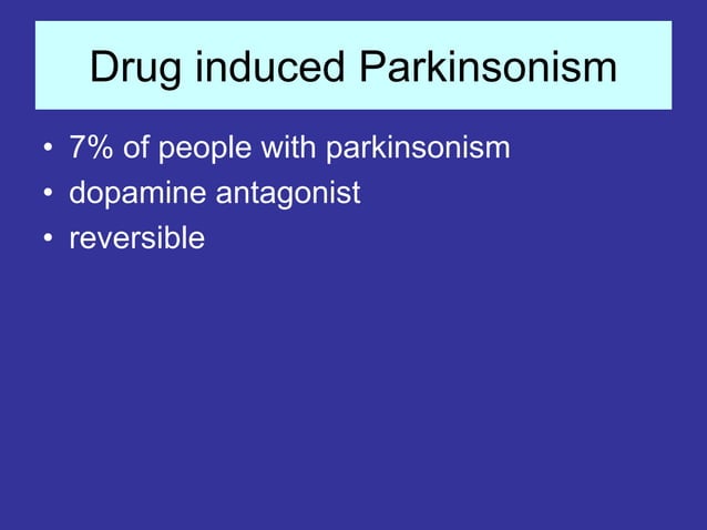 Brief overview of hypokinetic movement disorder | PPT