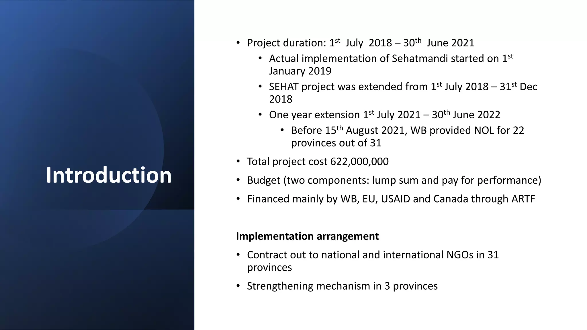 Brief overview of Sehatmandi project | PPT