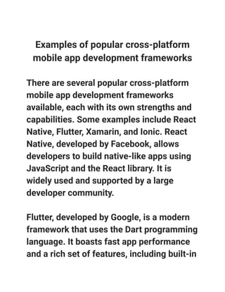Brief overview of the importance of Mobile App Development.pdf