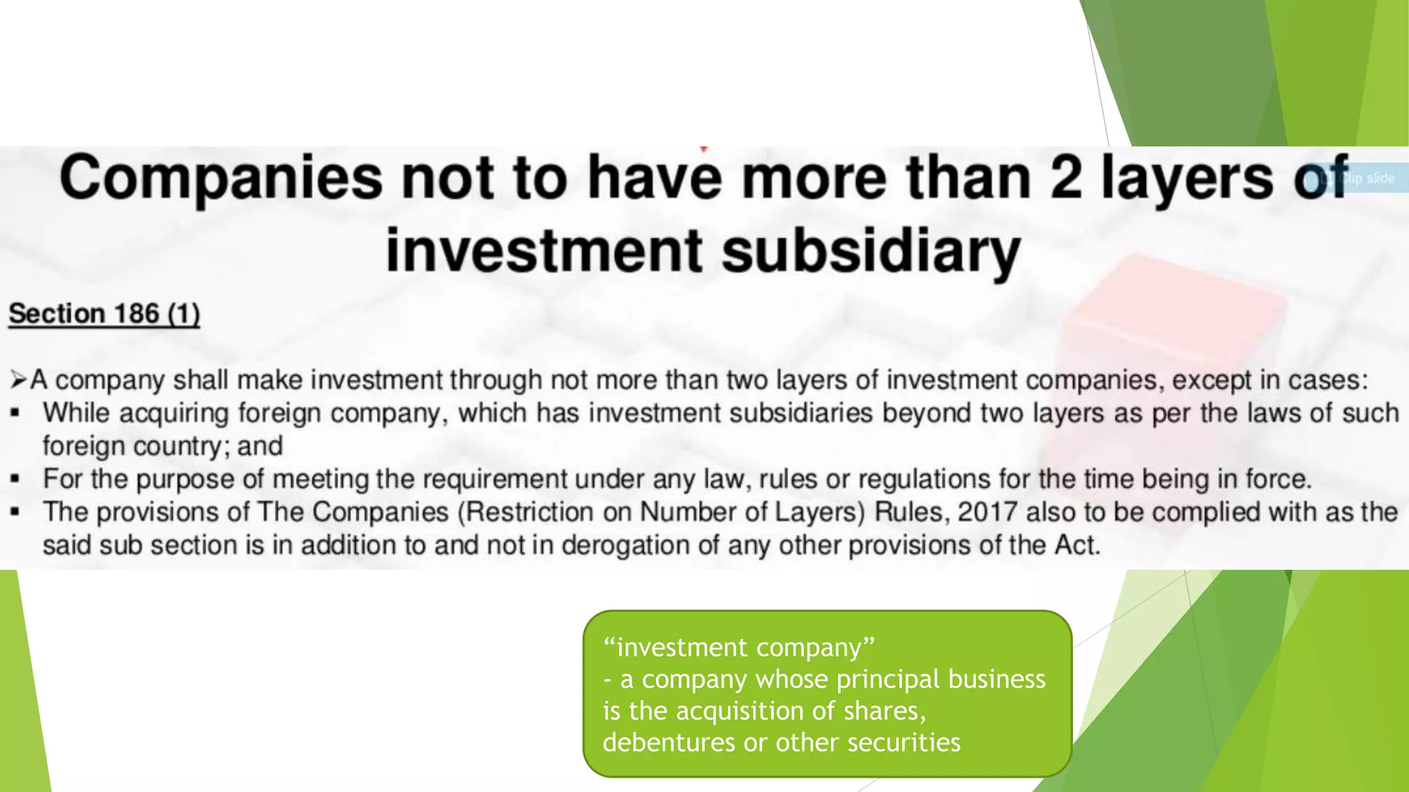 Brief Overview On Major Sections Of Companies Act 2013 Pptx