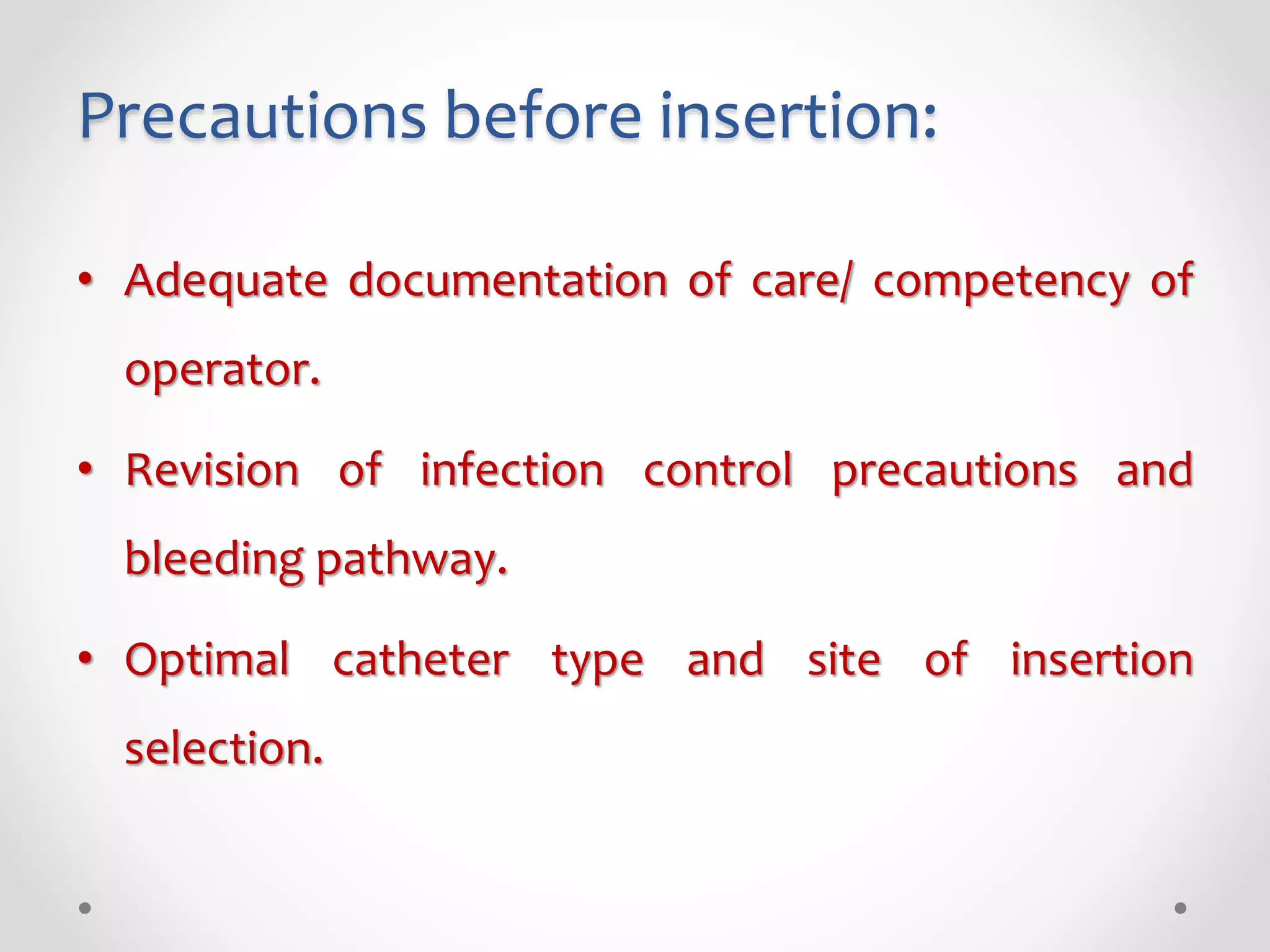 Brief pathway to handle temporary HD catheter | PPTX
