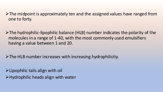 HLB SCALE