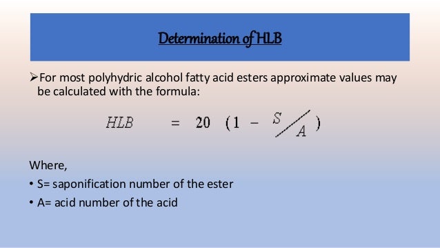 HLB SCALE