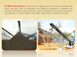 A Brief INTRODUCTION TOUR OF AN ARTIFICIAL SAND Plant | PPT