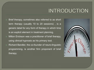 Brief Psychotherapy | PPTX