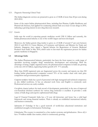 Brief Report on the Indian Pharmaceutical Industry - 2011 | PDF