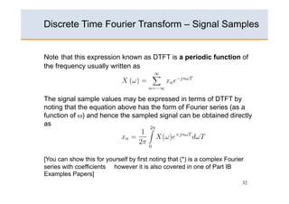 Brief Review of Fourier Analysis | PPT