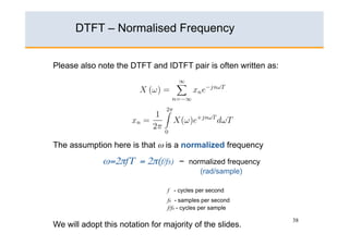Brief Review of Fourier Analysis | PPT
