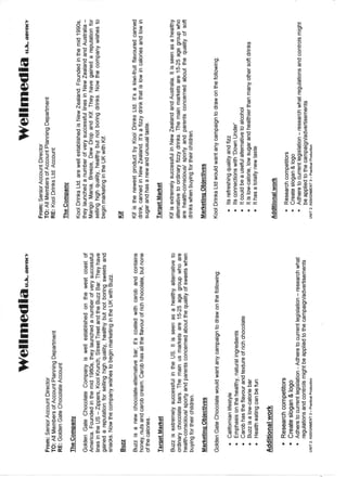 Media GCSE Assignment 3: Advertising Briefs | PDF