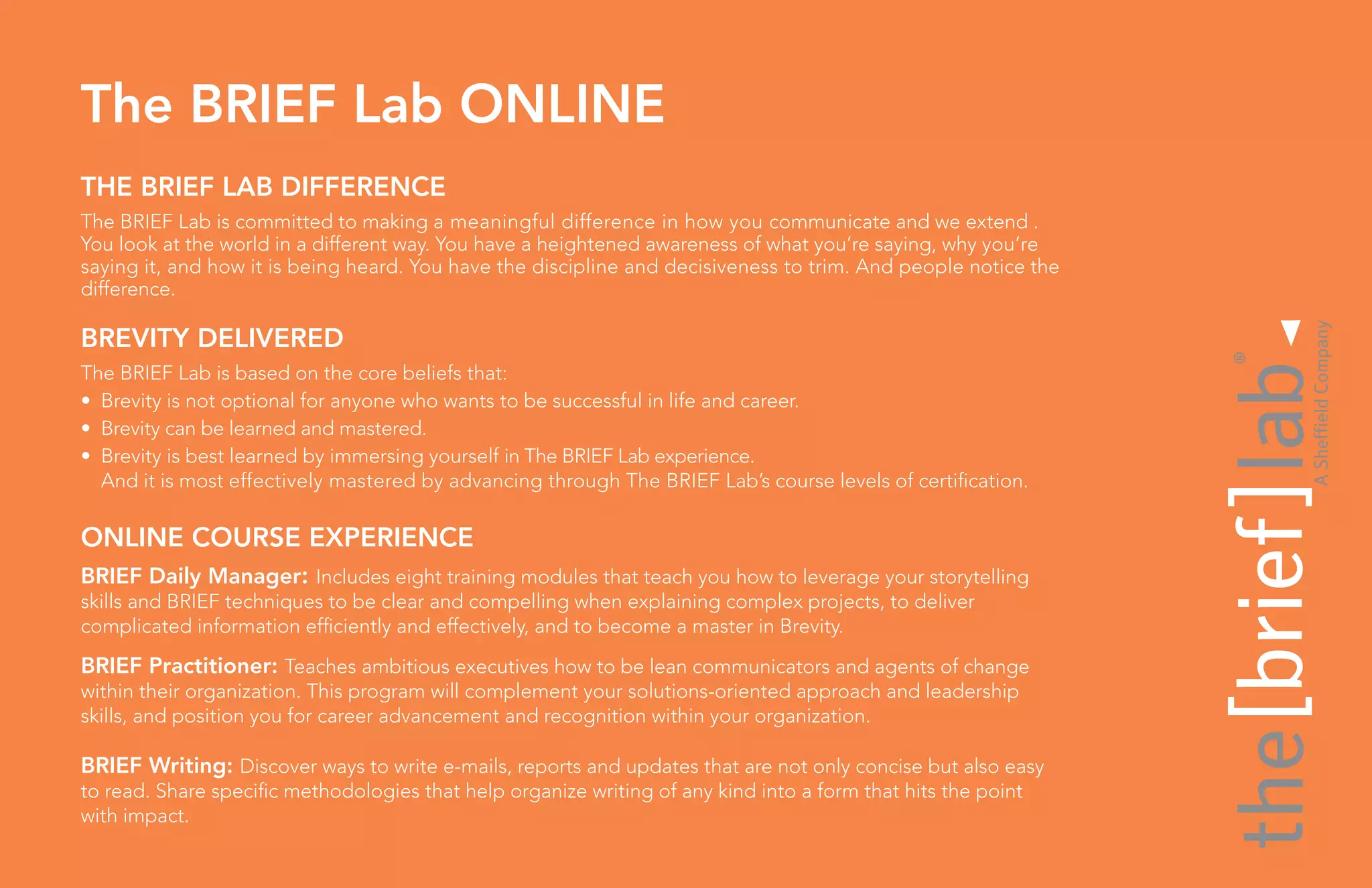BRIEF Lab Brochure | PDF
