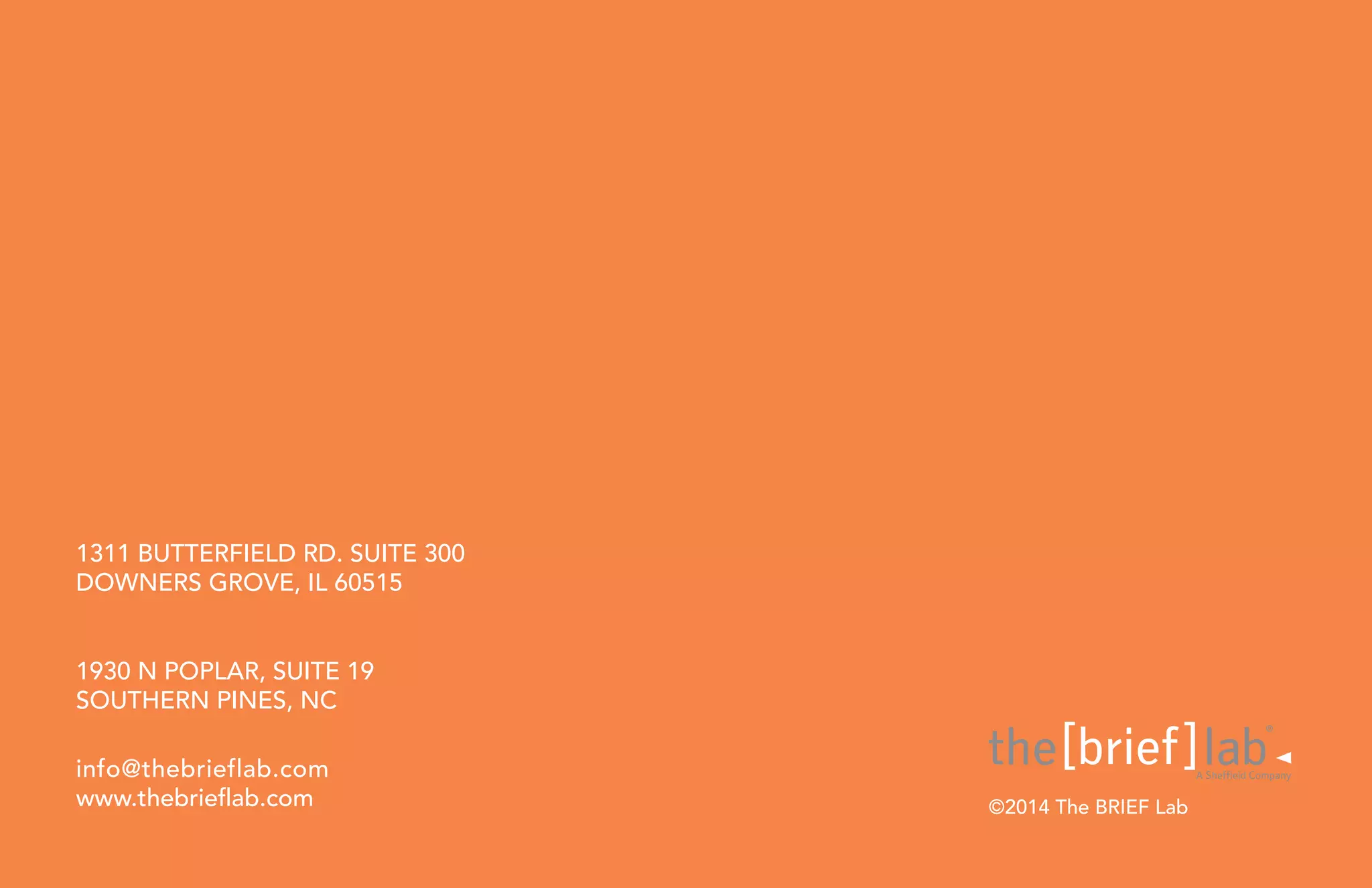 BRIEF Lab Brochure | PDF