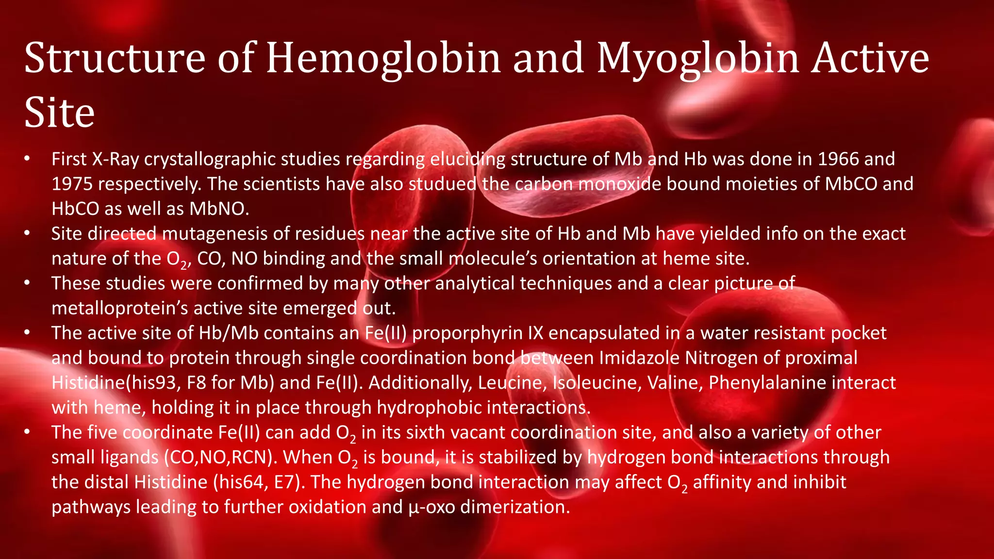 [Brief]Structure and functions of hemoglobin and myglobin (Bio ...