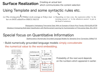 Brief survey of data-to-text systems | PPT